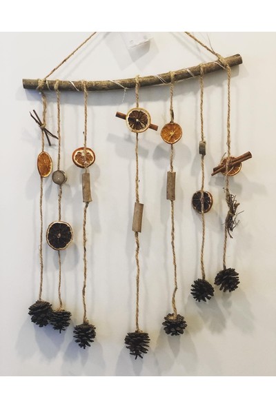 Portakal Ağaç Tasarım Şifacı Kozalak LED Işıklı Duvar Süsü Portakal Ağaç Tasarım Şifacı Kozalak LED Işıklı Duvar Süsü