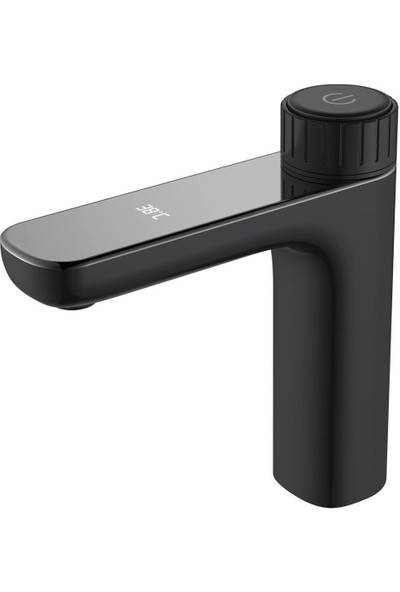 Fj-D105 Mat Siyah Dijital Lavabo Bataryası