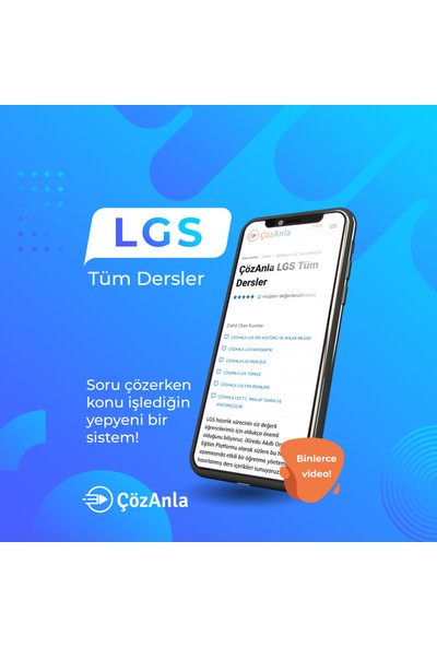 Çözanla Lgs Tüm Dersler