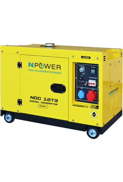 Npower Portatif Dizel Jeneratör NDG10T3 Npower Portatif Dizel Jeneratör NDG10T3