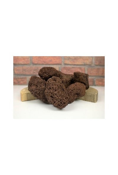 Mangal Taşı 5 kg 10-20 cm Iri Mangal Taşı Mangal Pomzası Iri Kırmızı Pomza Ponza Taşı Lav Taşı