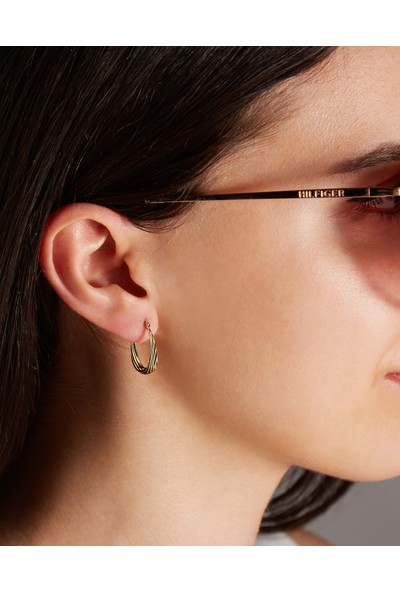 Nilvera Kuyumculuk 14 Ayar Altın Tasarım Halka Küpe Nilvera Kuyumculuk 14 Ayar Altın Tasarım Halka Küpe