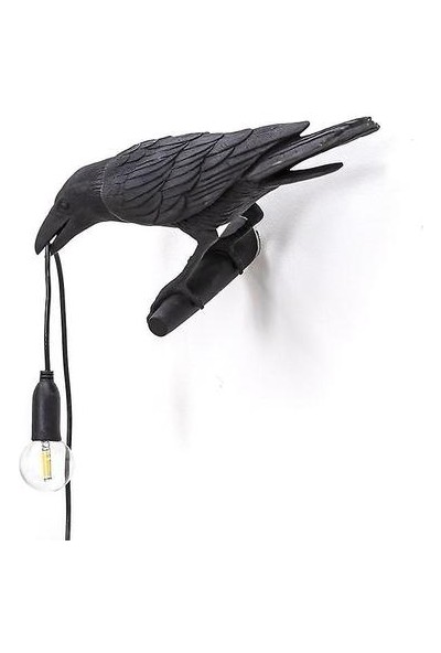 Xinhang Seletti Kuş Duvar Lambası Italyan Modern Reçine Beyaz Siyah Işık Yatak Odası Bedsideving Oda Dekorasyon Için LED Işık Fikstür (Duvar Siyah Sağ) (Yurt Dışından) Xinhang Seletti Kuş Duvar Lambası Italyan Modern Reçine Beyaz Siyah Işık Yatak Odası Bedsideving Oda Dekorasyon Için LED Işık Fikstür (Duvar Siyah Sağ) (Yurt Dışından)