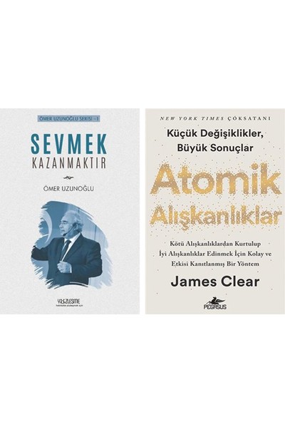 Sevmek Kazanmaktır - Atomik Alışkanlıklar (2 Kitap Set) Sevmek Kazanmaktır - Atomik Alışkanlıklar (2 Kitap Set)