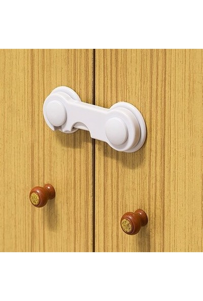 Buffer® Bebek Çocuk Güvenliği Çekmece ve Dolap Için Kendiliğinde Yapışkanlı Vidasız Kapak Kilidi Buffer® Bebek Çocuk Güvenliği Çekmece ve Dolap Için Kendiliğinde Yapışkanlı Vidasız Kapak Kilidi