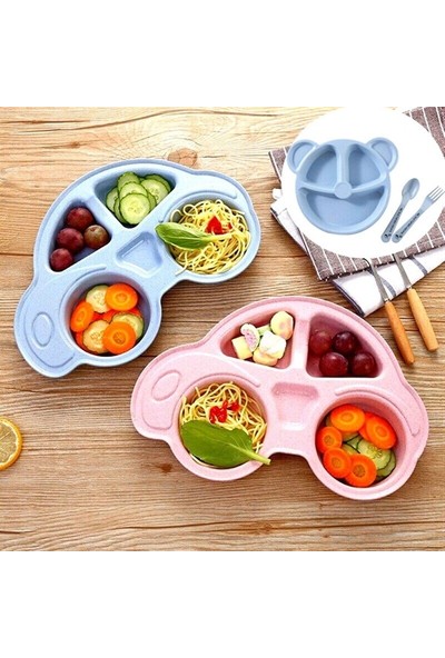 Buffer® Bebekler Için Araba Şeklinde Sevimli Mama Tabağı Çocuk Tabldot Buffer® Bebekler Için Araba Şeklinde Sevimli Mama Tabağı Çocuk Tabldot