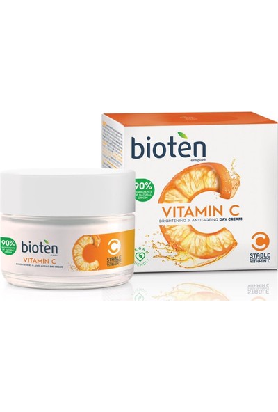 Bioten Vitamin C Aydınlatıcı & Yaşlanma Karşıtı Gündüz Kremi 50 ml