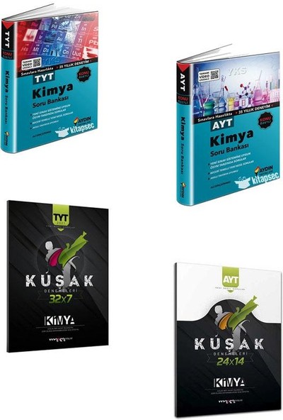 Aydın Yayınları TYT AYT 2023 Kimya Konu Özetli Soru Bankası Tamamı Video Çözümlü ve 56 Adet Deneme Sınavı Seti Aydın Yayınları TYT AYT 2023 Kimya Konu Özetli Soru Bankası Tamamı Video Çözümlü ve 56 Adet Deneme Sınavı Seti