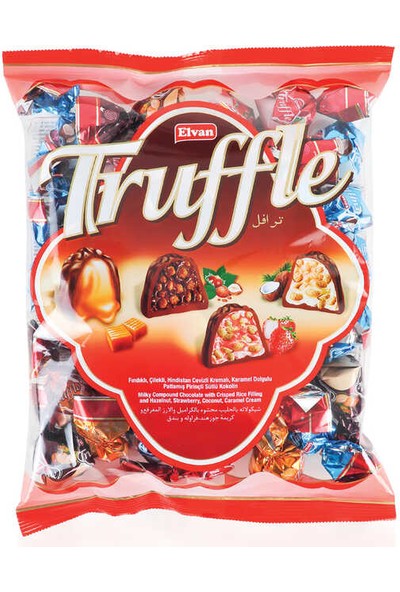 Elvan Truffle Poşet Mix 1000 gr (1 Poşet) Elvan Truffle Poşet Mix 1000 gr (1 Poşet)