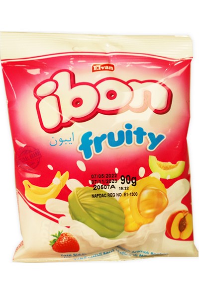 Elvan Ibon Sütlü Meyveli Şeker 90 gr 1 Paket Elvan Ibon Sütlü Meyveli Şeker 90 gr 1 Paket