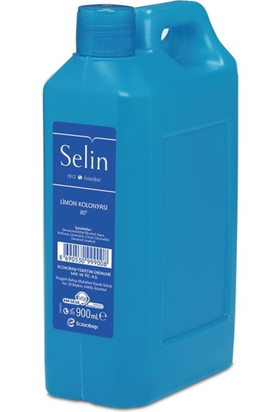 Selin Limon Kolonyası 900 Ml