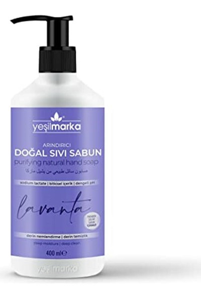 Yeşilmarka Doğal Sıvı Sabun - Lavanta 400 Ml Yeşilmarka Doğal Sıvı Sabun - Lavanta 400 Ml