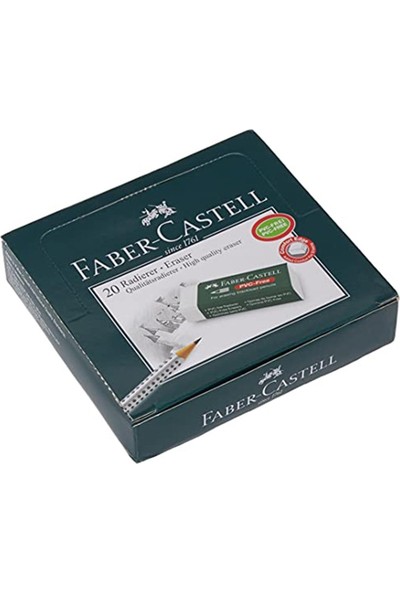 Faber-Castell 5130188520000 7085/20 Beyaz Silgi 20'li Faber-Castell 5130188520000 7085/20 Beyaz Silgi 20'li