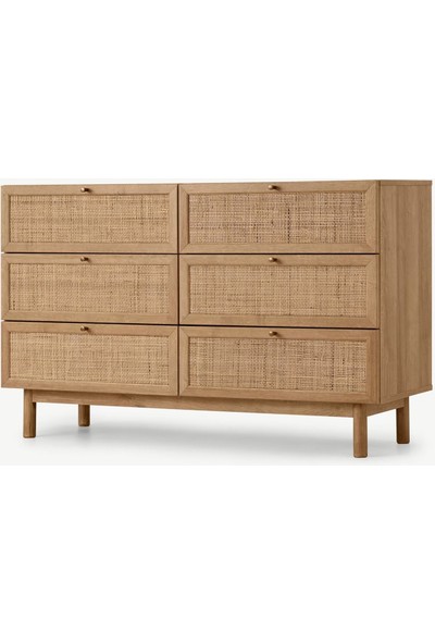 Hazeran Şifonyer Rmn 9151, Meşe Ağacı Hazeran Şifonyer Rmn 9151, Meşe Ağacı