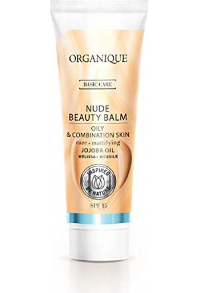 Organique Nude Beauty Balm (Bb Cream), Karma ve Yağlı Ciltler Için, 30 ml Organique Nude Beauty Balm (Bb Cream), Karma ve Yağlı Ciltler Için, 30 ml