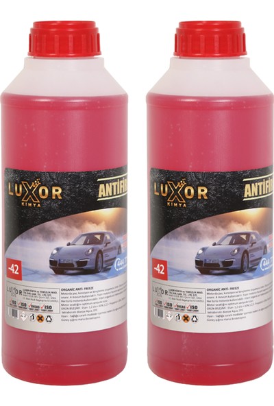 Luxor Kimya 4 Mevsim -42 Kırmızı Antifriz Konsantre 1.5 Ltx2 (2 Adet) Luxor Kimya 4 Mevsim -42 Kırmızı Antifriz Konsantre 1.5 Ltx2 (2 Adet)