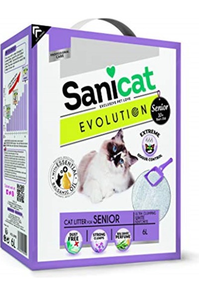 Sanicat Evolution Senior Kedi Kumu 6 Litre