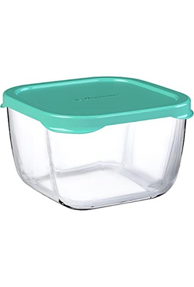 Paşabahçe Snow Box Yeşil Kapaklı Saklama Kabı 275 cc Paşabahçe Snow Box Yeşil Kapaklı Saklama Kabı 275 cc