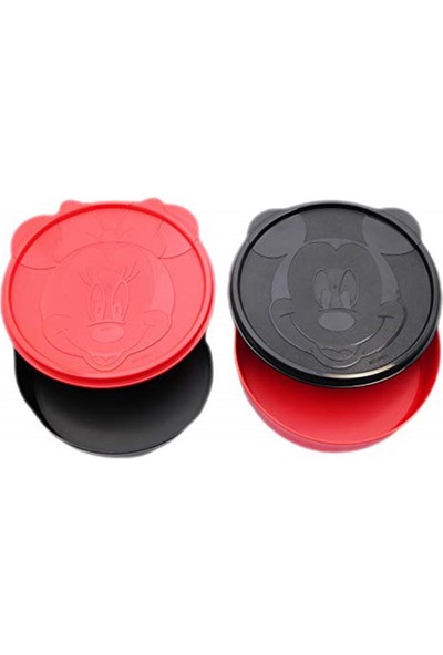 Tupperware Minnie&micky Saklama Kapları 490ML Tupperware Minnie&micky Saklama Kapları 490ML