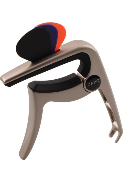 Çinko Alaşım Gitar Capo Elektro Gitar Şampanya Altın Için 3 Seçim ile Şık Hızlı Değişim Çinko Alaşım Gitar Capo Elektro Gitar Şampanya Altın Için 3 Seçim ile Şık Hızlı Değişim