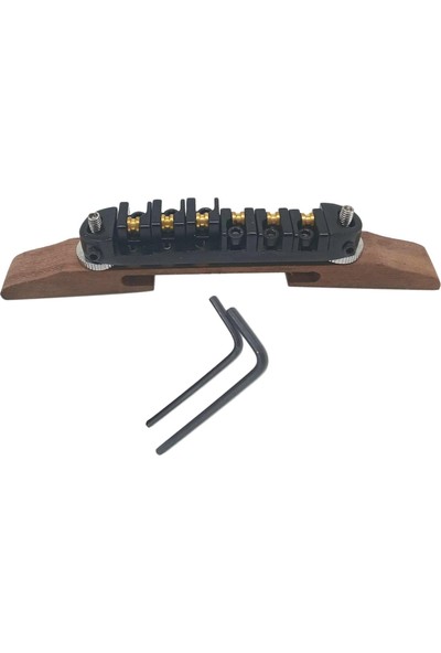 Köprü Roller Saddles W/ Archtop Jazz Ele Gitar Aksesuar Siyahını Değiştirin Köprü Roller Saddles W/ Archtop Jazz Ele Gitar Aksesuar Siyahını Değiştirin