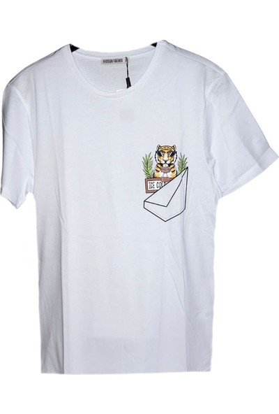 Fashion Friends Erkek Baskılı Tişört