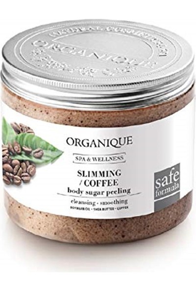 Organique Kahve Özlü Inceltici Şekerli Peeling, 200 ml