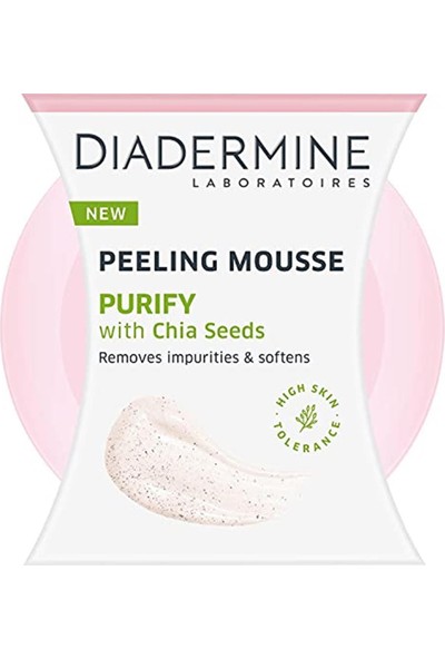 Diadermine Peeling Mousse-Purify With Chia Seeds 1 Paket (1 x 50 Ml) Diadermine Peeling Mousse-Purify With Chia Seeds 1 Paket (1 x 50 Ml)