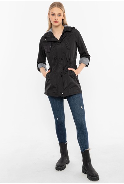 AllSeen Kapşonlu Trençkot AllSeen Kapşonlu Trençkot