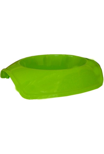 Cado Pet Plastik Kedi Köpek Mama Su Kabı 1 Lt Yeşil