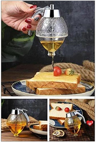 Evde Dekorum Evdedekorum - Balmatik Dağıtıcı Akrilik Pompalı Musluklu Bal Kavanozu Evde Dekorum Evdedekorum - Balmatik Dağıtıcı Akrilik Pompalı Musluklu Bal Kavanozu