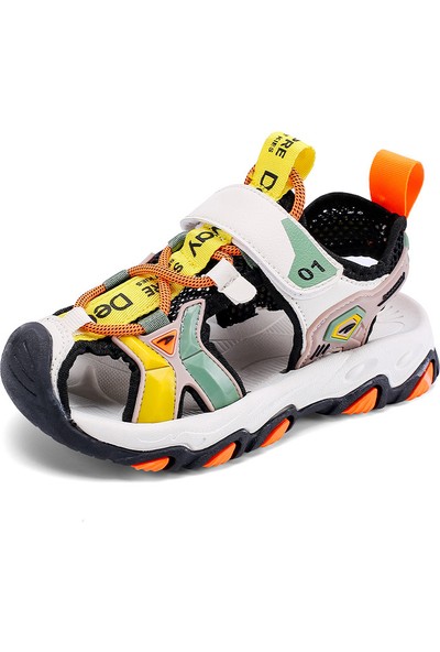 Zl Baotou Çocuk Yumuşak Alt Rahat Plaj Ayakkabıları (Yurt Dışından)