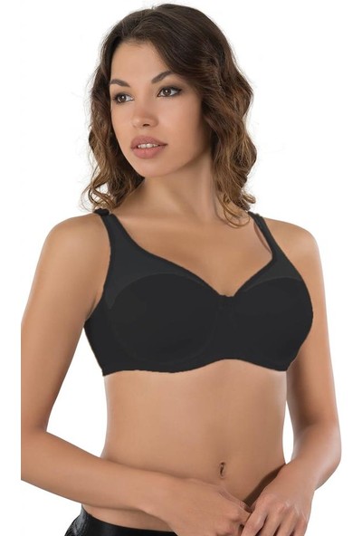 Oresse Tül Push Up Toparlayıcı Sütyen Siyah 167 B
