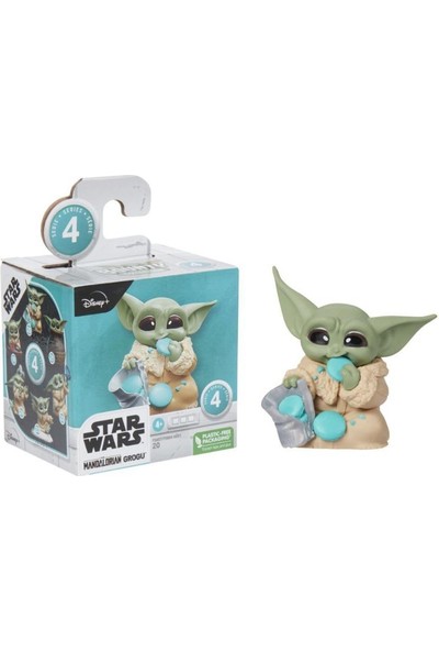 Star Wars The Bounty Collection Seri 4 Grogu Kurabiye Yiyor Pozu F5857