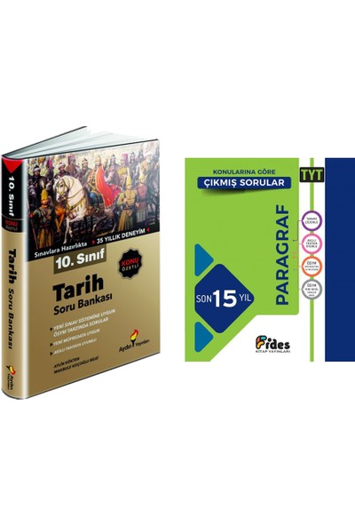 Aydın Yayınları 10. Sınıf Tarih Konu Özetli Soru Bankası + Paragraf Aydın Yayınları 10. Sınıf Tarih Konu Özetli Soru Bankası + Paragraf