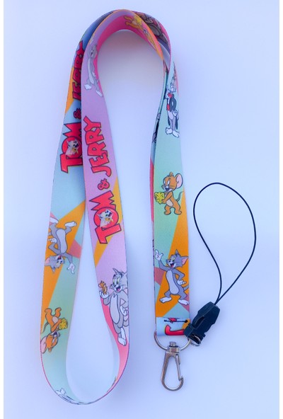 DNZ Accessorize Tom & Jerry Kart Askısı Yaka Kartı Telefon Askısı Boyun Askı Ipi DNZ Accessorize Tom & Jerry Kart Askısı Yaka Kartı Telefon Askısı Boyun Askı Ipi