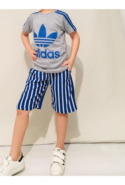 Tarzstil Erkek Çocuk 2li Kapri Takım