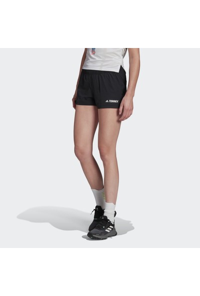 Adidas Terrex Trail Kadın Siyah Koşu Şortu (HA7546)