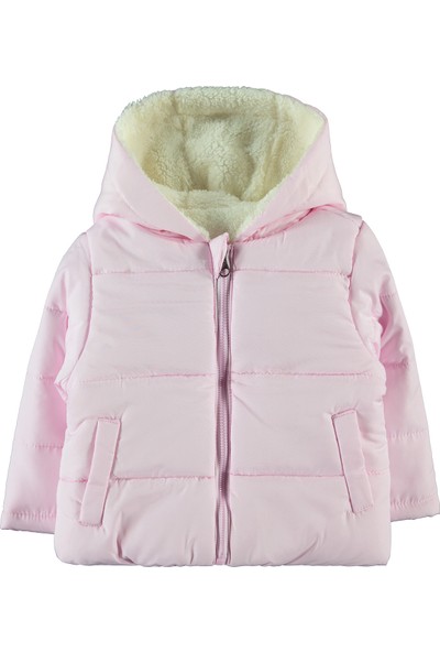 Civil Baby Kız Bebek Kapüşonlu Mont 6-18 Ay Şeker Pembesi Civil Baby Kız Bebek Kapüşonlu Mont 6-18 Ay Şeker Pembesi