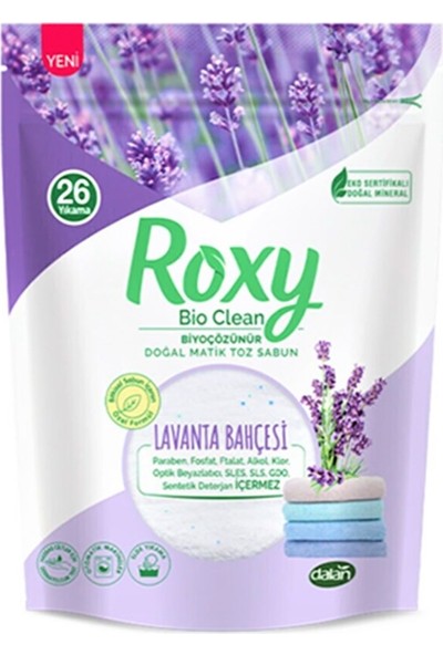 Dalan Roxy Bio Matik Toz Sabun Lavanta Kokulu 800 gr Dalan Roxy Bio Matik Toz Sabun Lavanta Kokulu 800 gr