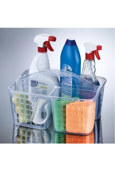 Asloka Buffer® Mutfak ve Banyo Dolap Içi Temizlik Malzemesi Düzenleyici Sepet Asloka Buffer® Mutfak ve Banyo Dolap Içi Temizlik Malzemesi Düzenleyici Sepet