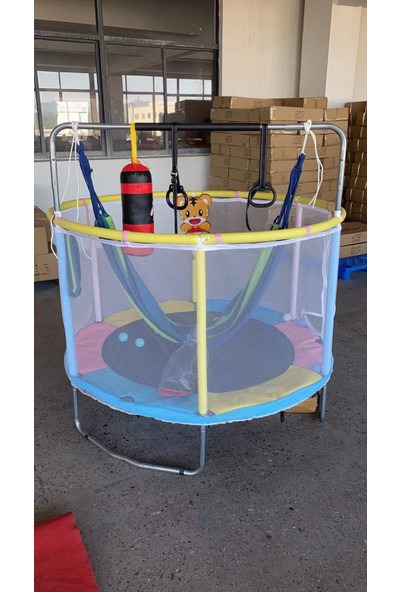 Pekial 150 cm 5ft Güvenlik Fileli Ekstra Hediyeli Büyük Boy Çocuk Trambolini Pekial 150 cm 5ft Güvenlik Fileli Ekstra Hediyeli Büyük Boy Çocuk Trambolini