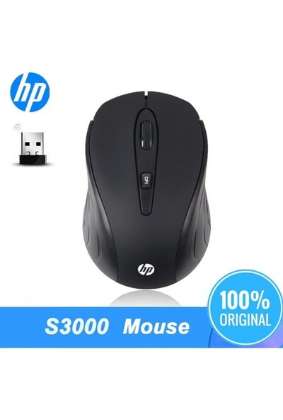 Hp S3000 Kablosuz Optik Fare Orijinal Wireless Mouse Hp S3000 Kablosuz Optik Fare Orijinal Wireless Mouse
