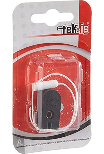 EKS Ticaret Tek-Iş 521317 Anahtar Ipli Switch, Siyah EKS Ticaret Tek-Iş 521317 Anahtar Ipli Switch, Siyah