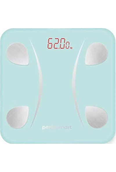 Perlasmart USB Şarjlı LED Ekranlı Akıllı Vucüt Analizli Tartı Baskül Perlasmart USB Şarjlı LED Ekranlı Akıllı Vucüt Analizli Tartı Baskül