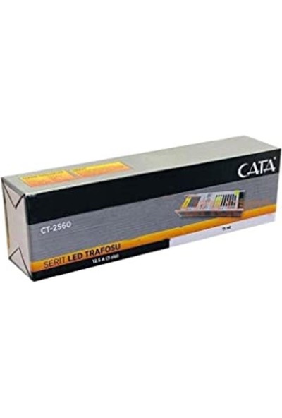 Cata CT-2560 Şerit LED Trafosu 12.5A 10 M Cata CT-2560 Şerit LED Trafosu 12.5A 10 M