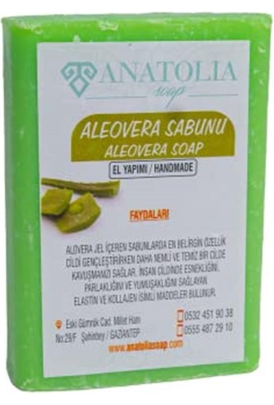 Aleovera Sabunu, Nemlendirici, Temizleyici Bitkisel Sabun