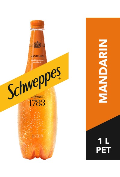 Schweppes Mandalina Aromalı Gazlı İçecek Pet 1 L Schweppes Mandalina Aromalı Gazlı İçecek Pet 1 L