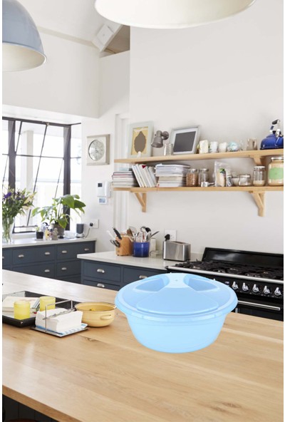 Tuffex Kapaklı Çok Amaçlı Badya - Hamur Leğeni 16 Lt - Mavi Tuffex Kapaklı Çok Amaçlı Badya - Hamur Leğeni 16 Lt - Mavi