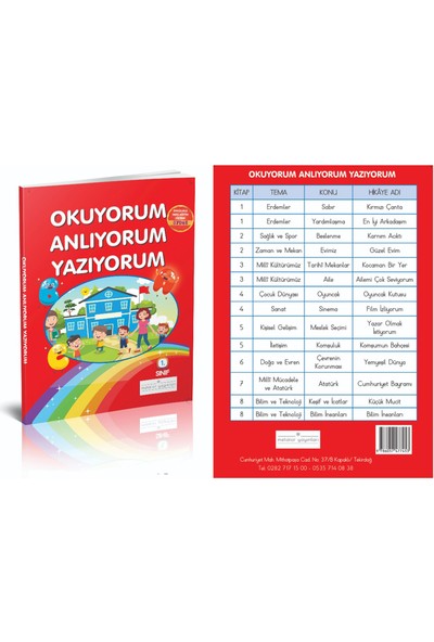 Metafor 1. Sınıf Okuyorum Anlıyorum Yazıyorum(8 Kitap) Metafor 1. Sınıf Okuyorum Anlıyorum Yazıyorum(8 Kitap)